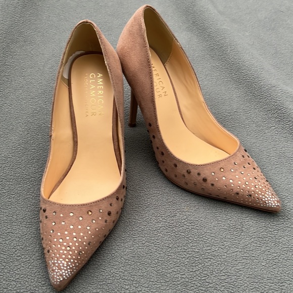 Shoes | Size 55 Badgley Mischa Heels Studded With Gems | Poshmark